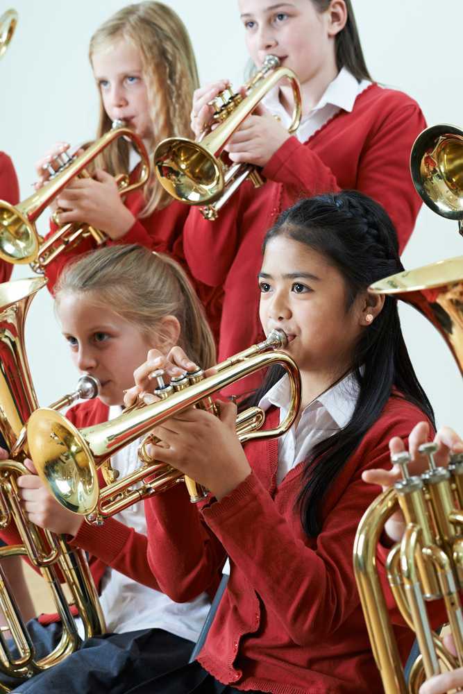 girls brass orchestra